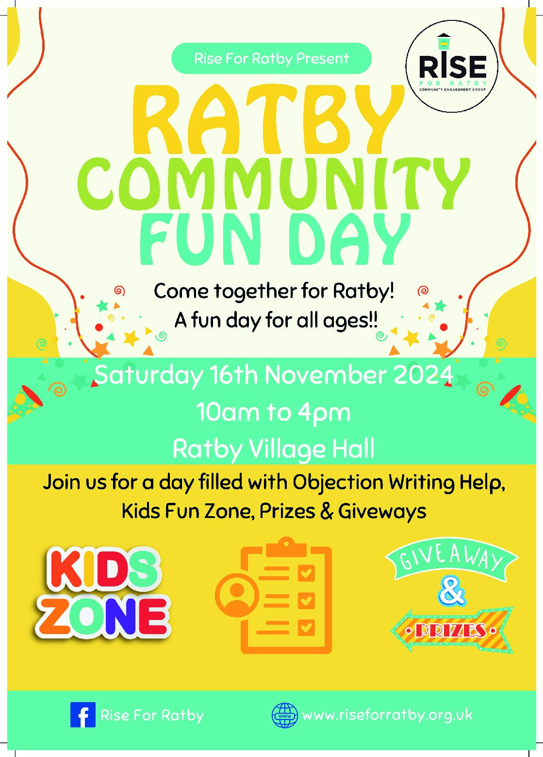 Rise for Ratby – Community Fun Day – Rise For Ratby